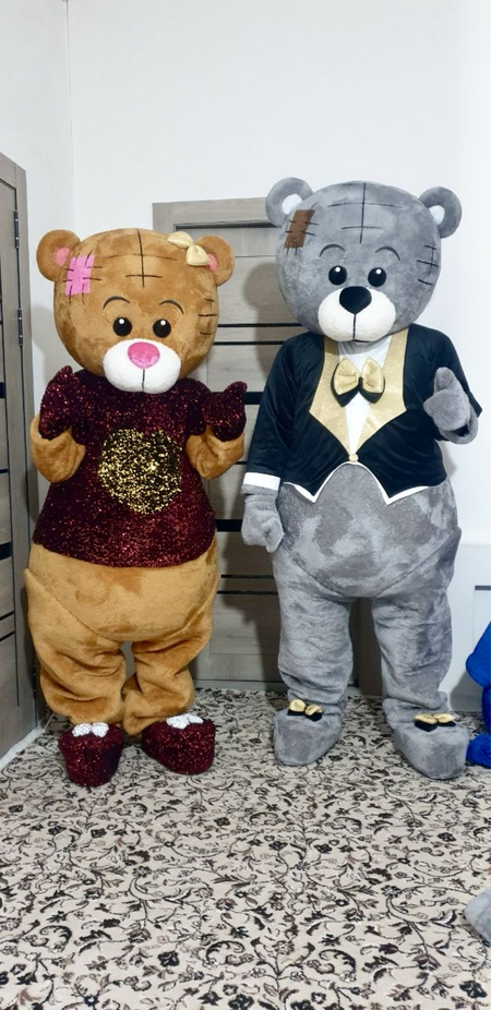 Teddy ayiqlar sotiladi hohlagan turdagi kiyimlar bor