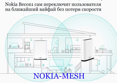 Wifi MESH router роутер вайфай 2х диапазонный модем modem NOKIA 2-pack