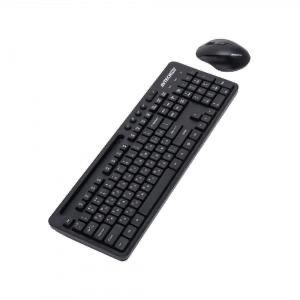 Беспроводная клавиатура/мышь AVTECH PRO CW604 Black