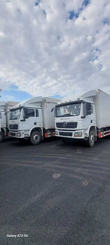 SHACMAN 7.5 ва 9 метрлик фургон + шторкалар акция нархларда