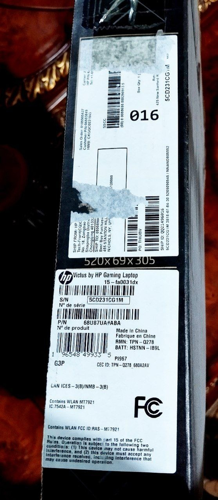 Hp victus core i5 12h