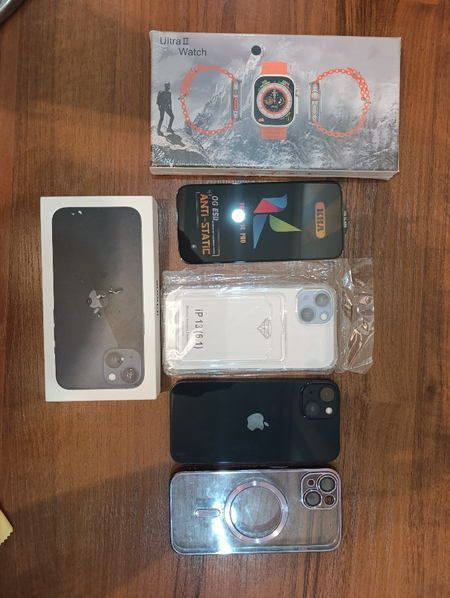 Iphone 13 128GB, yomkost 100%, korobka dok full, bonus podarkalari bor