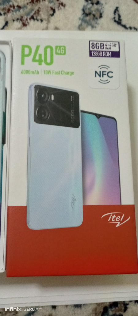 itel P40  8/128 gb