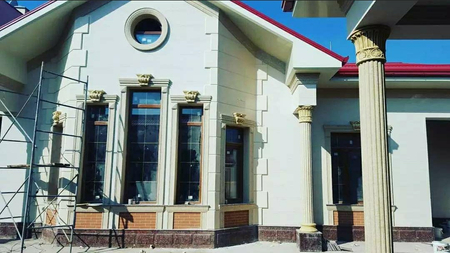 Фибробитонные изделия и мантаж