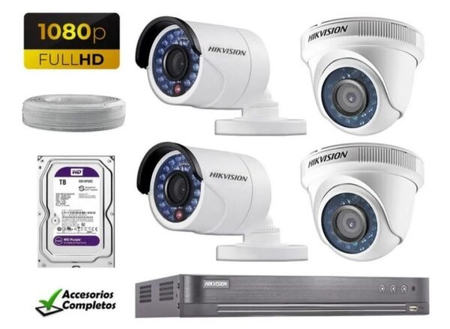 Камера Hikvision 2 MP 4 штук