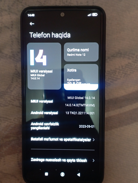 Redmi not 12 sotiladi
