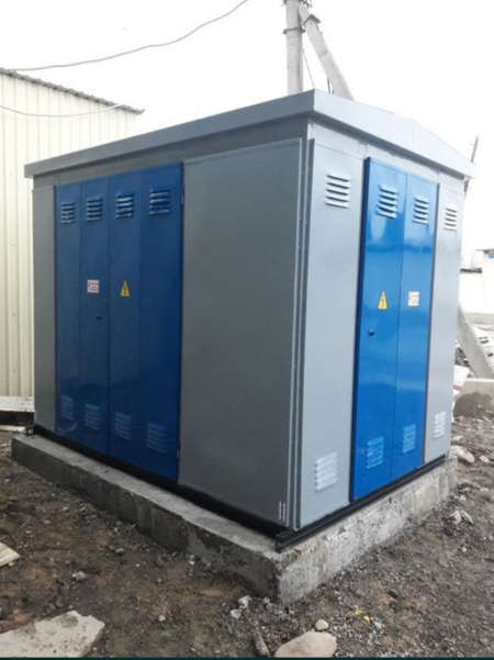 Elektrik xizmati mantaj ustanovka stalba transformator
