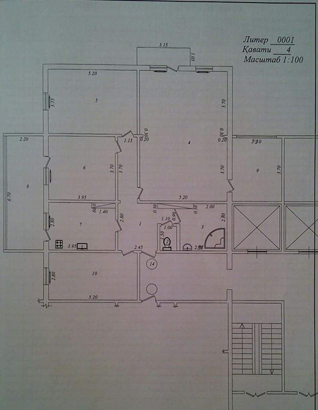 Нукусская. 4/4/12. 148м². Средний ремонт. ор/р Гламур. Z