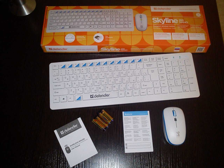 Клавиатура + мышка WL Defender 895 Skyline nano          (NT3339)