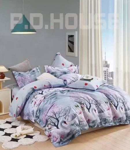Оптовики двухместный стандарт пастельный билё Super Satin, 100% хлопок