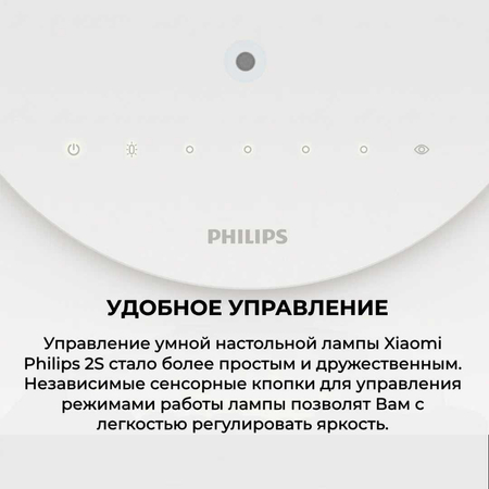Настольная лампа Xiaomi Philips Eyecare Smart Lamp 2S, ночник