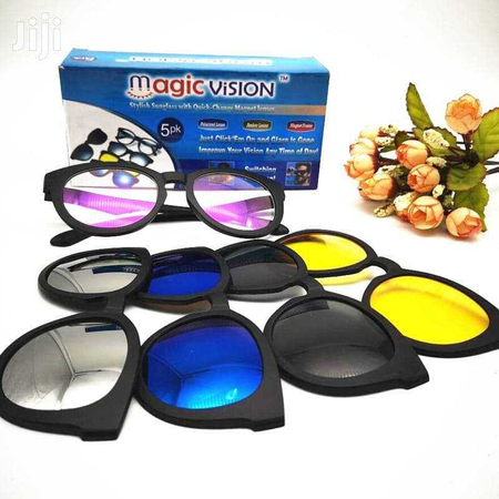Очки Magic Vision 5 в 1 с быстросменными магнитными линзами.SPO12