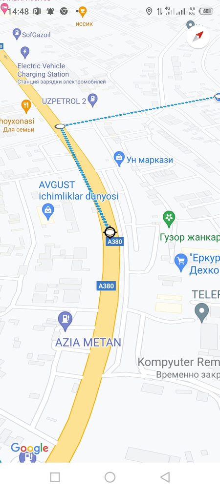 Еркургон бозорига центр йулга Якин кулай жойлашган  участка сотилади