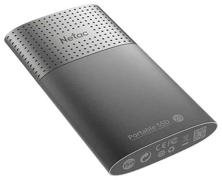 Netac Z9, USB 3.2 Gen 2 Type-C500 ГБ Внешний SS, черный/серебристый