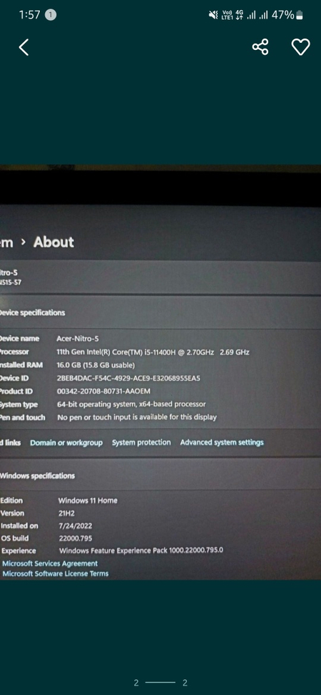 Acer nitro 5 igravoy