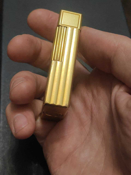 Оригинал антикварная зажигалка St Dupont