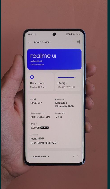 realmi 10 pro + 5g. 7 oy boldi olngonno qorobka doqument bor