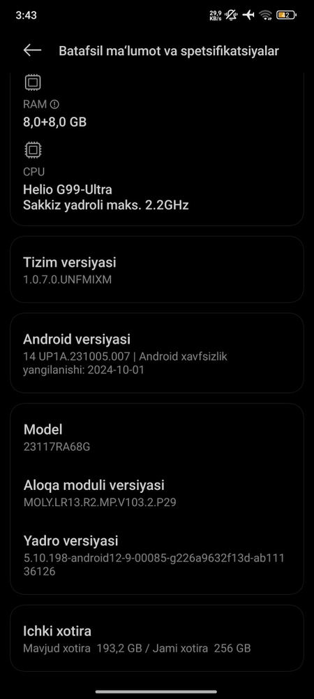 Redmi note 13 pro 256/8