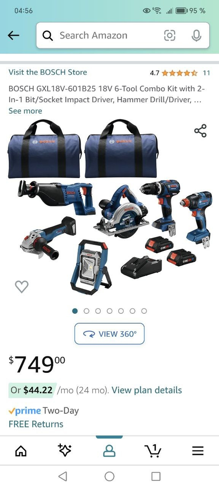 Bosch combo kit набор