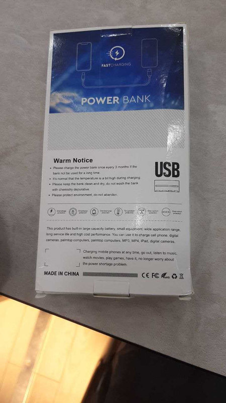 power bank 10000 mah. simsiz zaryadlash