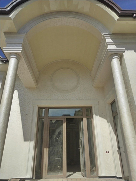Travertine Floks Miniralka Fasadnaya panel