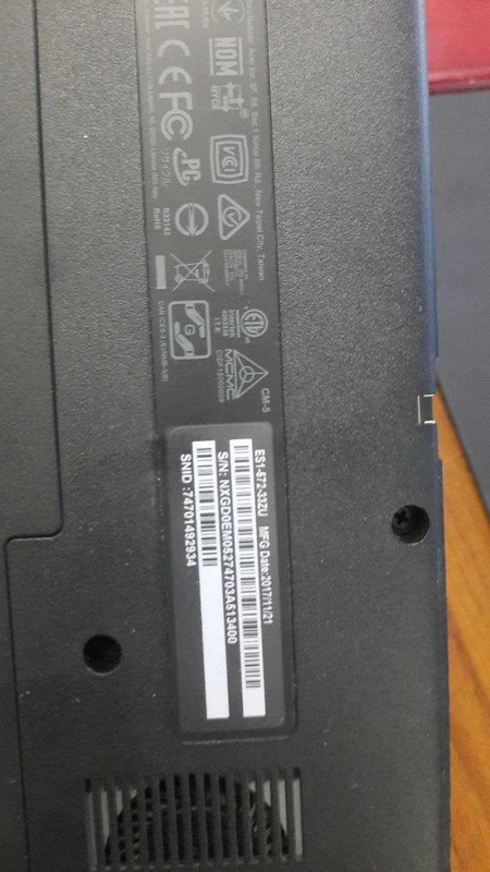 Acer Aspire e15 i3