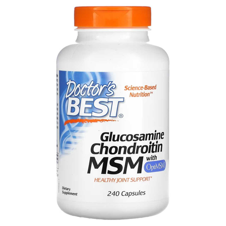 Глюкозамин, хондроитин и МСМ, 240 капсул   Глюказамин Glucosamine