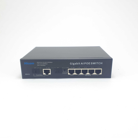 GIGABIT AI POE коммутатор - Hi-F44B