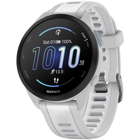 Спортивные часы Garmin Forerunner 165 Mist Gray/Whitestone с Amoled