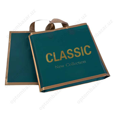 Halqa tutqichli sovg’a sumkalari “classic” 30*25 sm