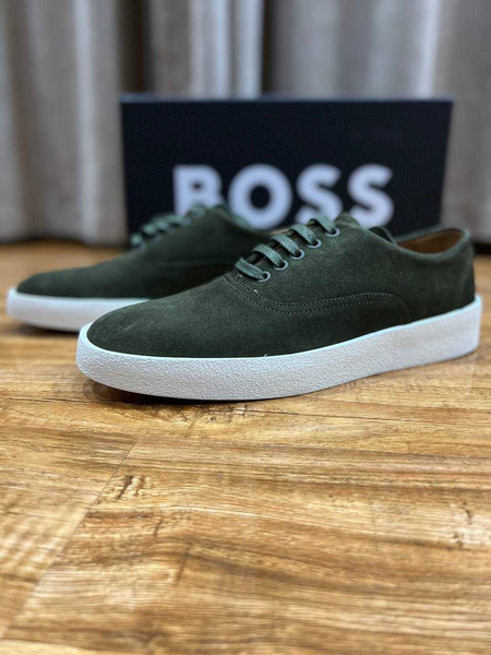 Boss мужские оксфорды из натуральной замши