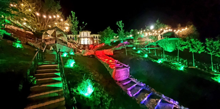 Новая дача River Garden с видом на горы в Чарваке
