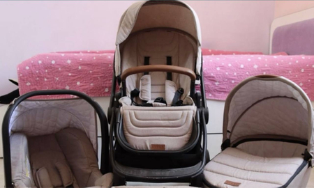 Продам детскую коляску 3 в 1 + авто кресло