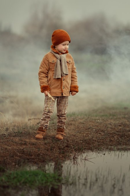 Курточка вельветовая на возраст 4-5 лет (110 см)