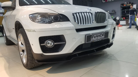 Bmw X6 сплитер Губа заказная.