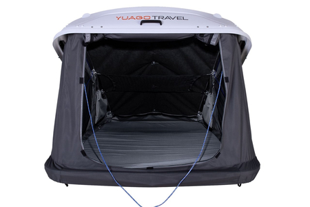 Багажный бокс палатка YUAGO Travel 2.0 1000л белый 2150х1440х390 мм (в