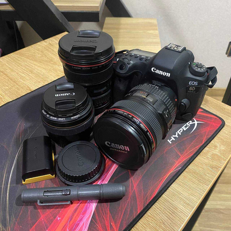 Фотоаппарат Canon Mark 2 6D с объективами