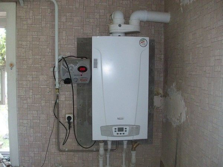 Настенный газовый котел Ремонт Чистка Промывка системы отопления