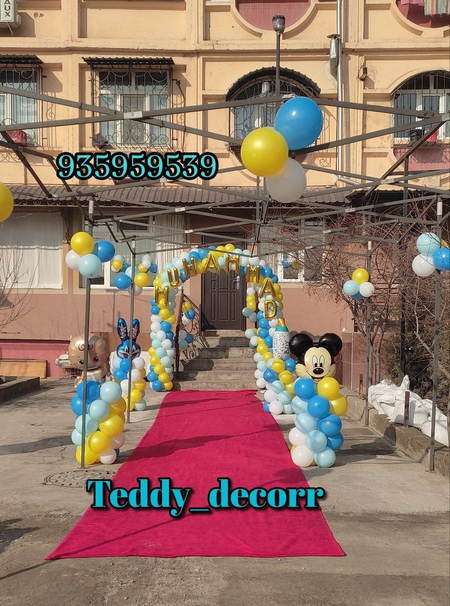 Afarmleniya Shar Raddom Toza ayiqlar Оформление шарами Раддом