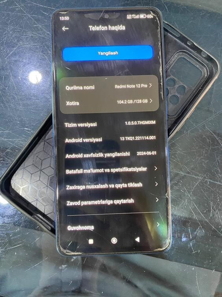 Redmi Not 12Pro ishlashi yaxshi