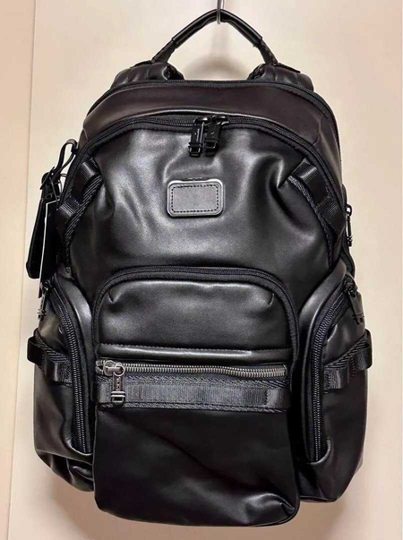 Рюкзак TUMI Alpha Bravo Search Leather Backpack! Натуральная кожа!