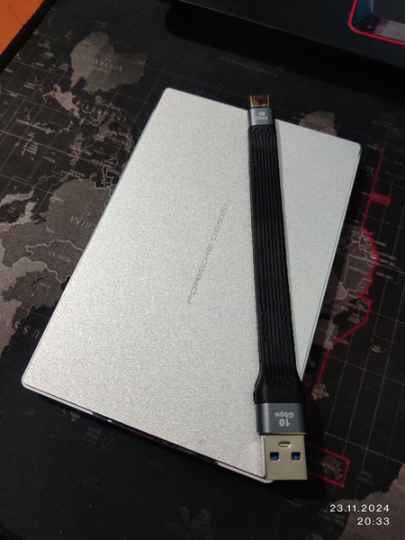 LaCie Porshe Design 1TB USB-C Portable HDD