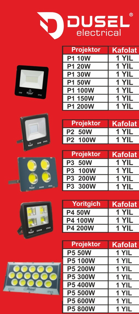 Dusel elektrik buyumlar