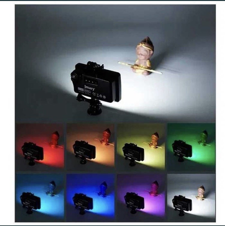Прожектор светодиодная для съёмок,Jmary fm 72rgb projektor