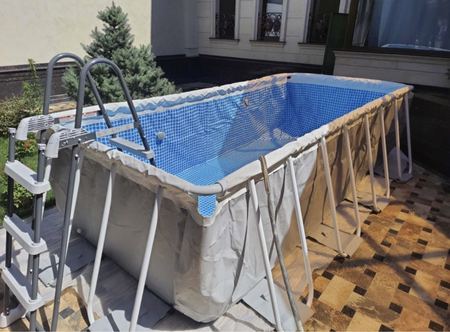 Каркасный бассейн intex 4x2x1 intex basseyn купить доставка бесплатно