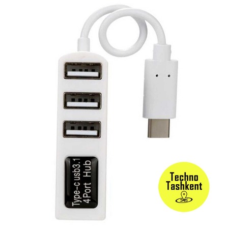 Type-c hub usb 3.1 4-port (Dostavka Bor)