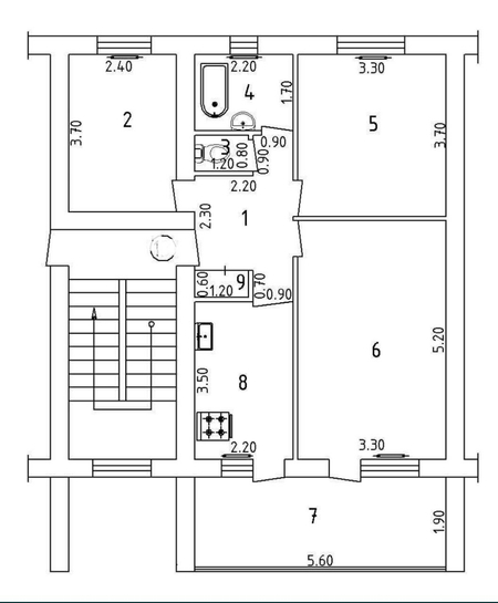 Сдаётся Кадешева базар 1 ком/4/5. Цена 300 у.е