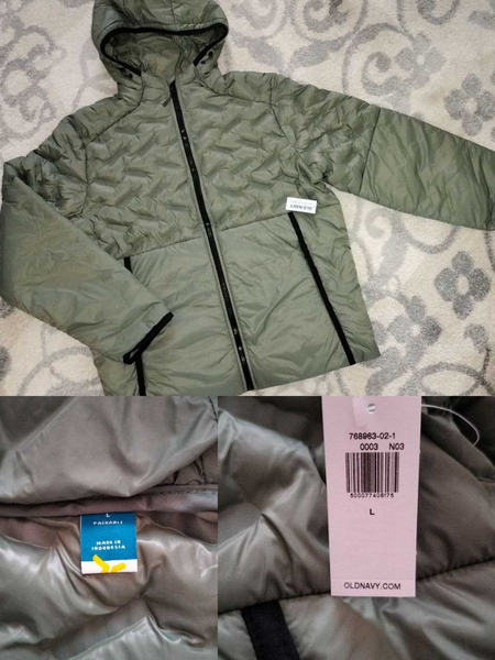 Новые из США Old Navy куртка пуховик размер 42-46-48,50-52 -54- 56-58