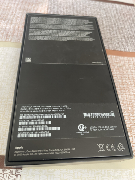 IPHONE 12 pro mox 256 GB