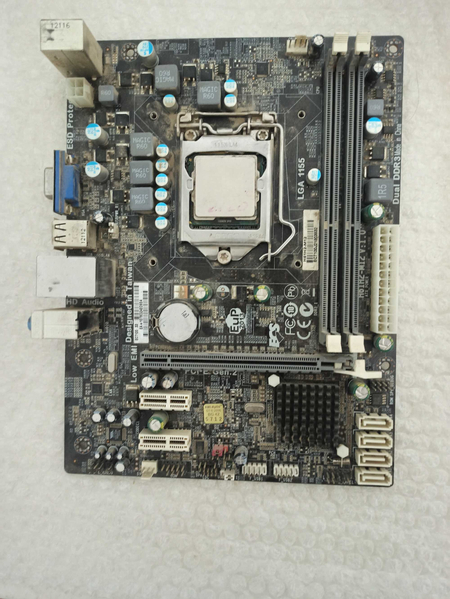 LGA 1155 H61H2-M12 мат. плата с процессором i3-2120